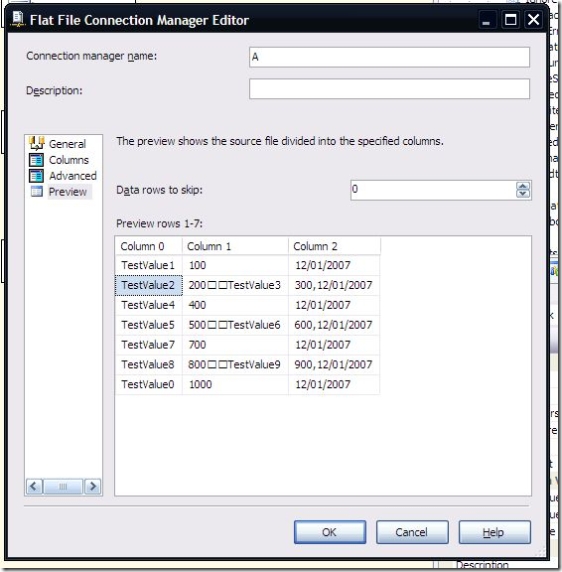 Handling Flat Files with Varying Numbers of Columns | Agile BI